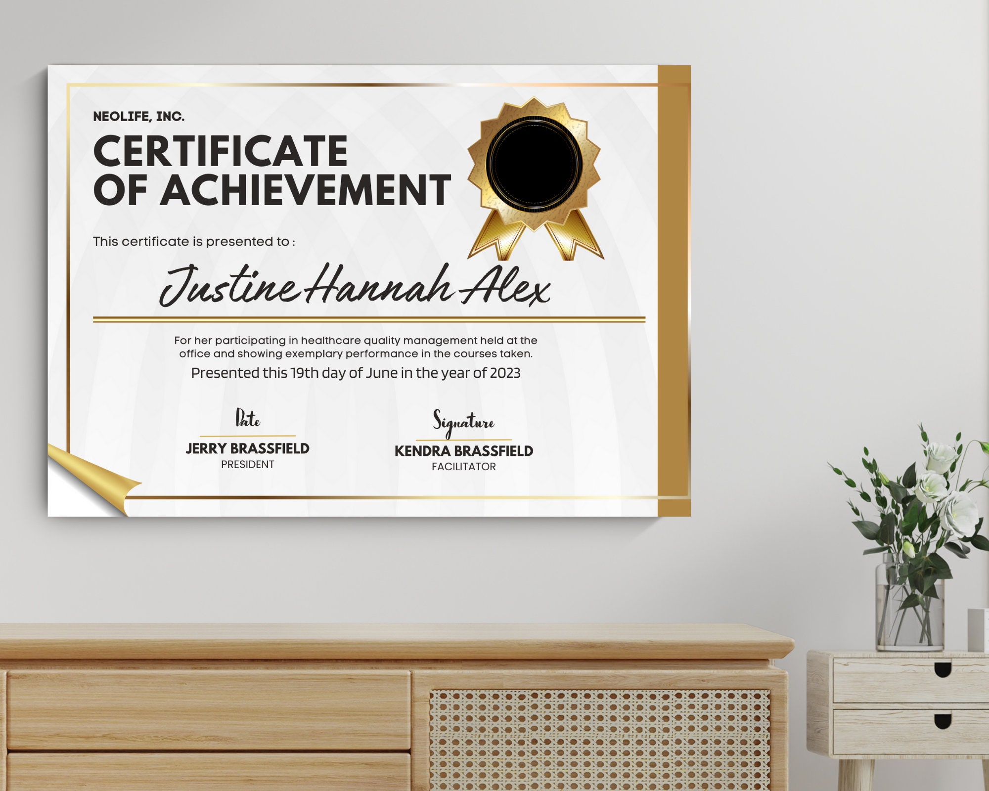 Customizable Training Certificate for Celebrating Remarkable ...