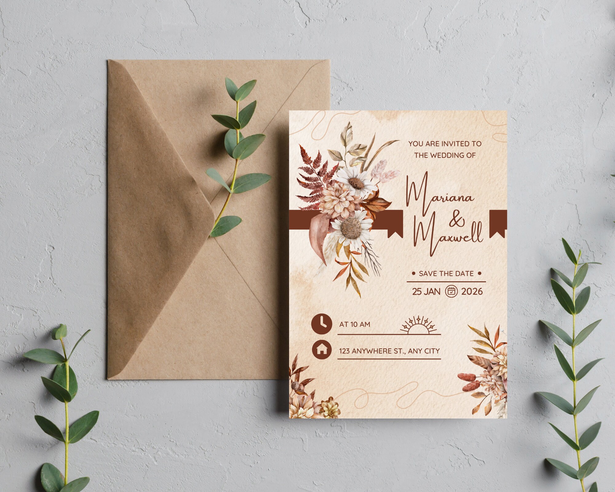 Wedding Invites Editable Wedding Invitations Wedding Invitation ...