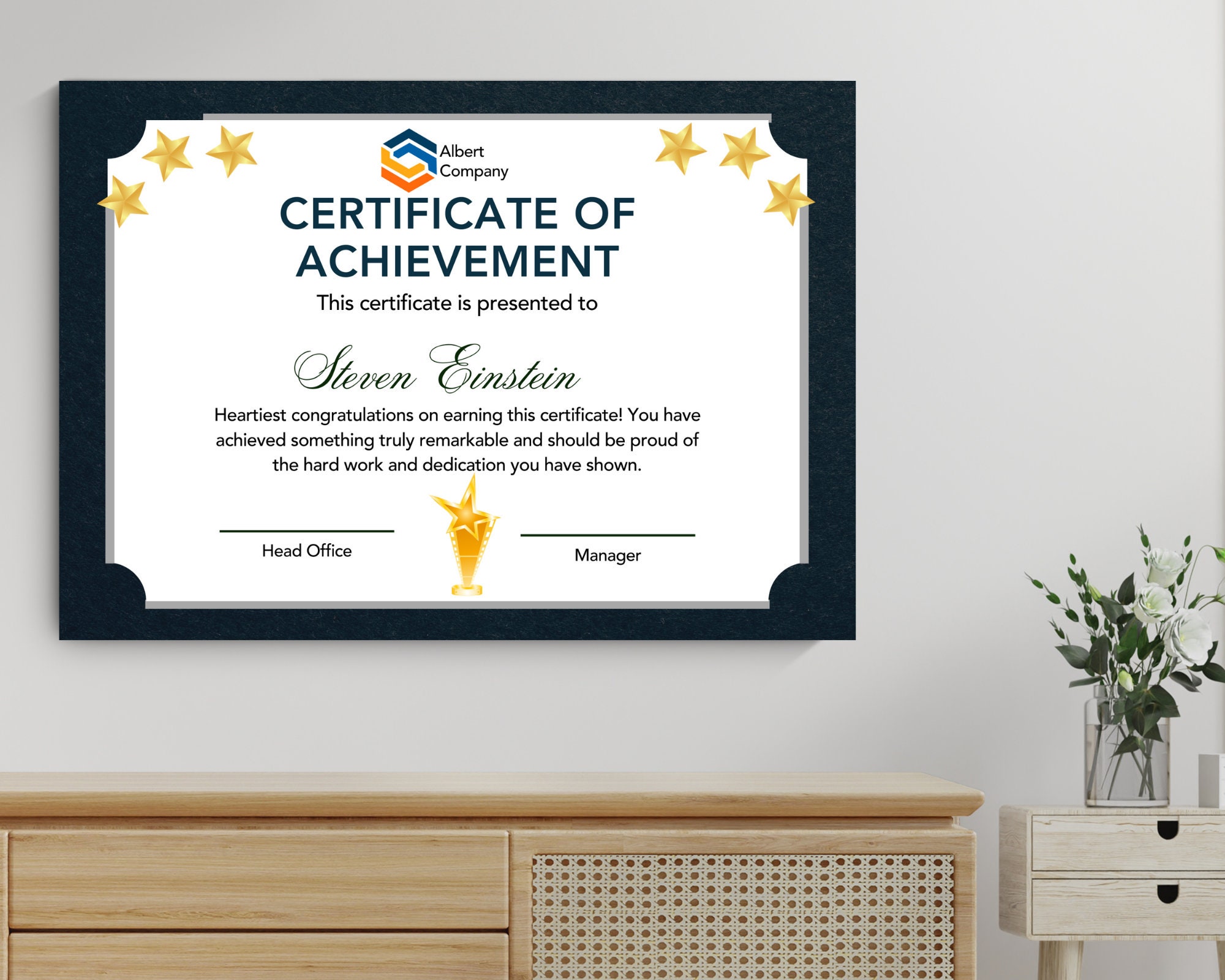 Editable Certificate of Accomplishment: Masterful Achievements ...