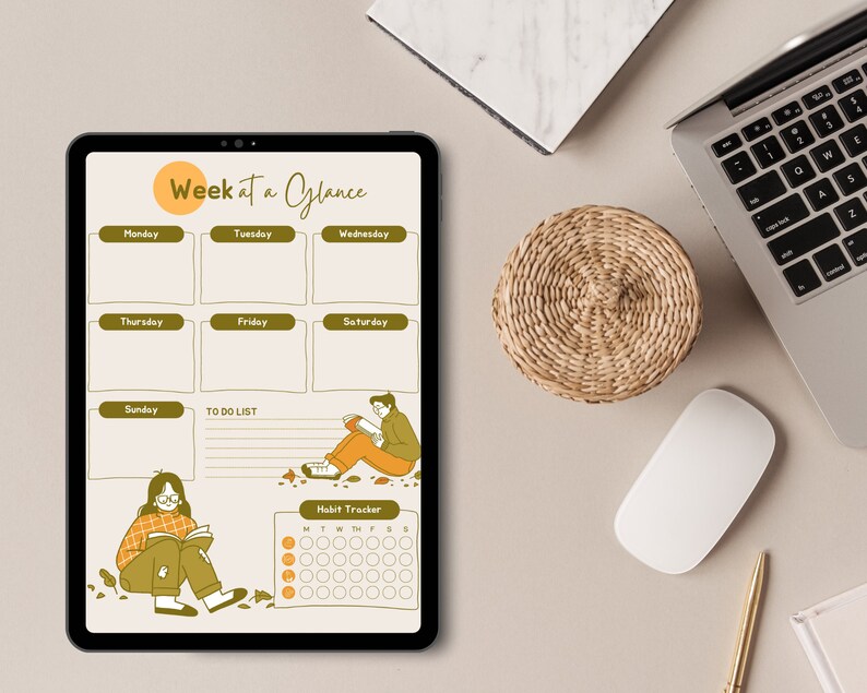 Weekly Planner | Weekly Tracker | Plan My Week | Productivity ...