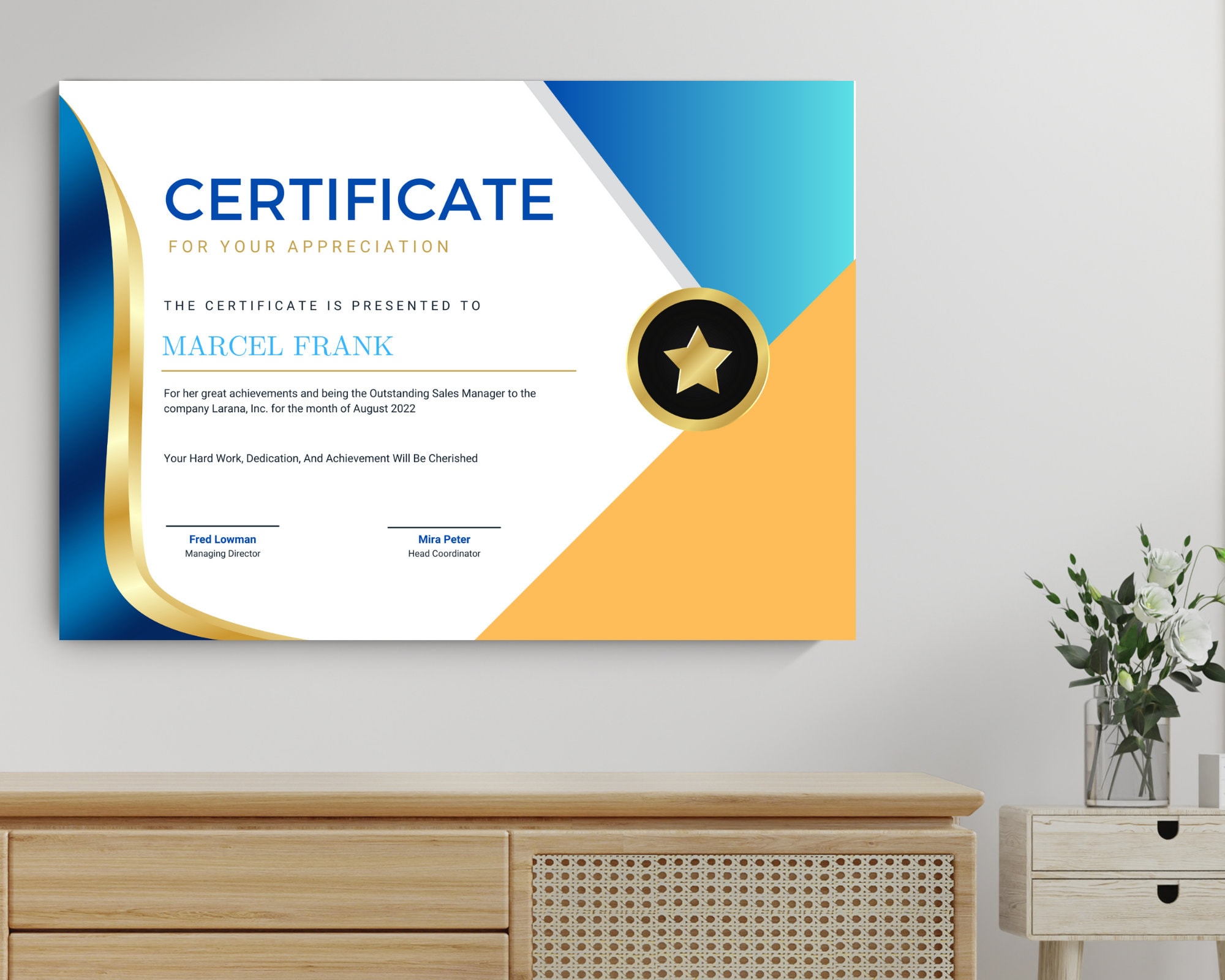 Customizable Certificate of Appreciation for Meaningful Gestures ...