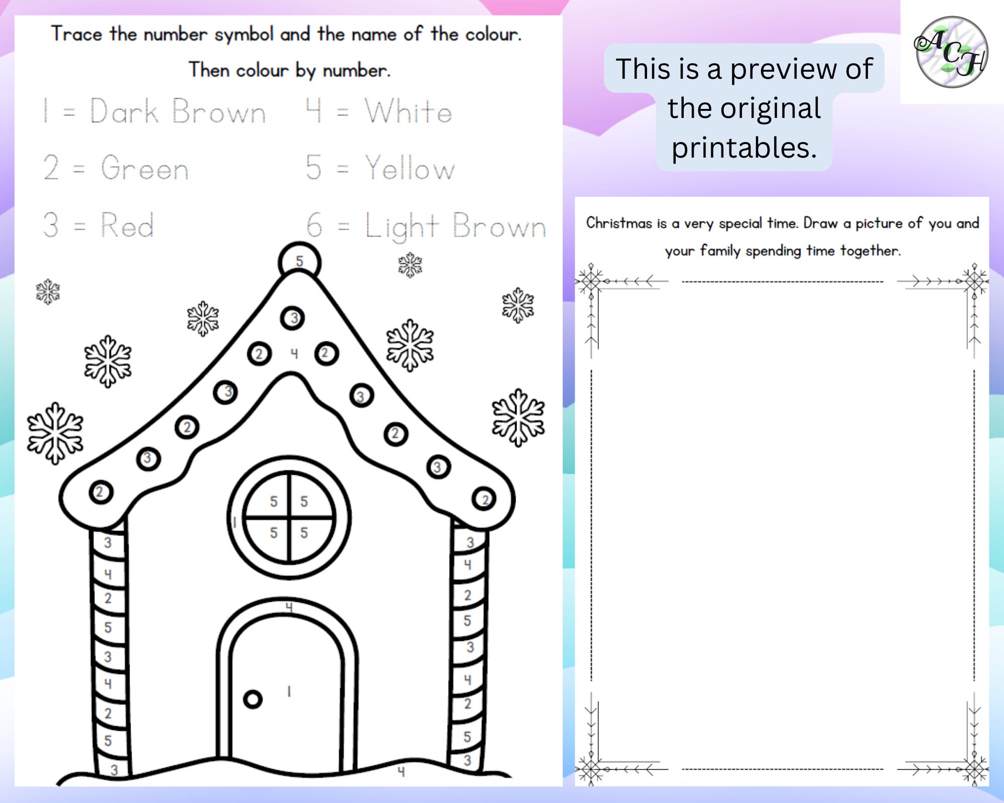 Christmas Activity Packs for Kids Pack 1 A4 - Etsy