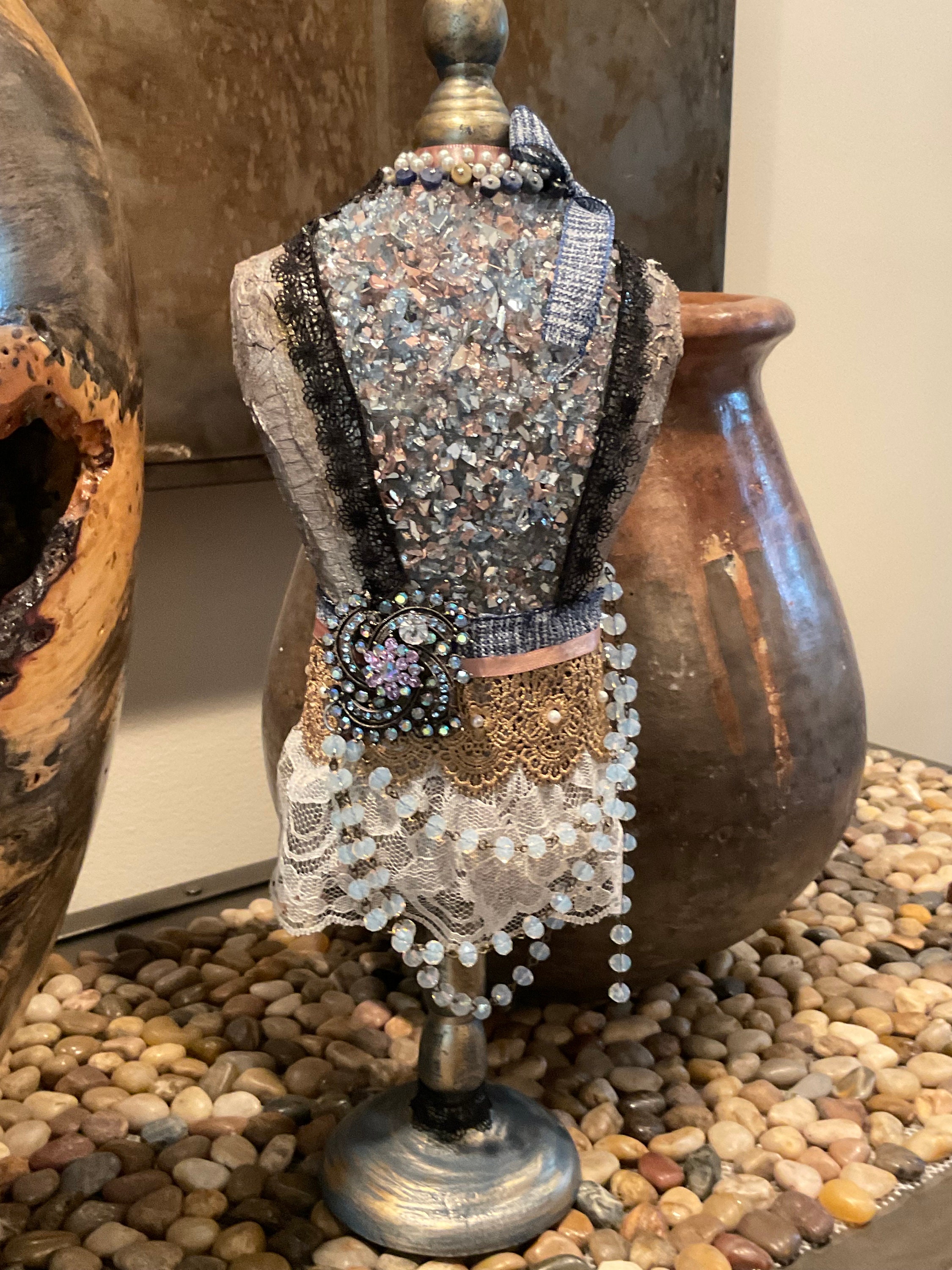 Vintage Glam Jewelry Dress Form - Etsy