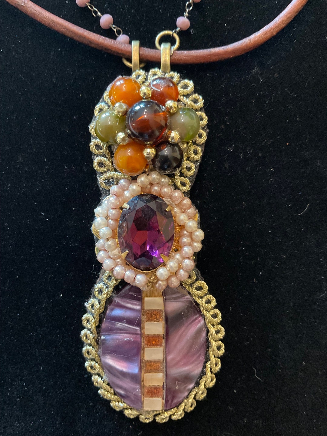 Unique Costume Jewelry Necklace - Etsy