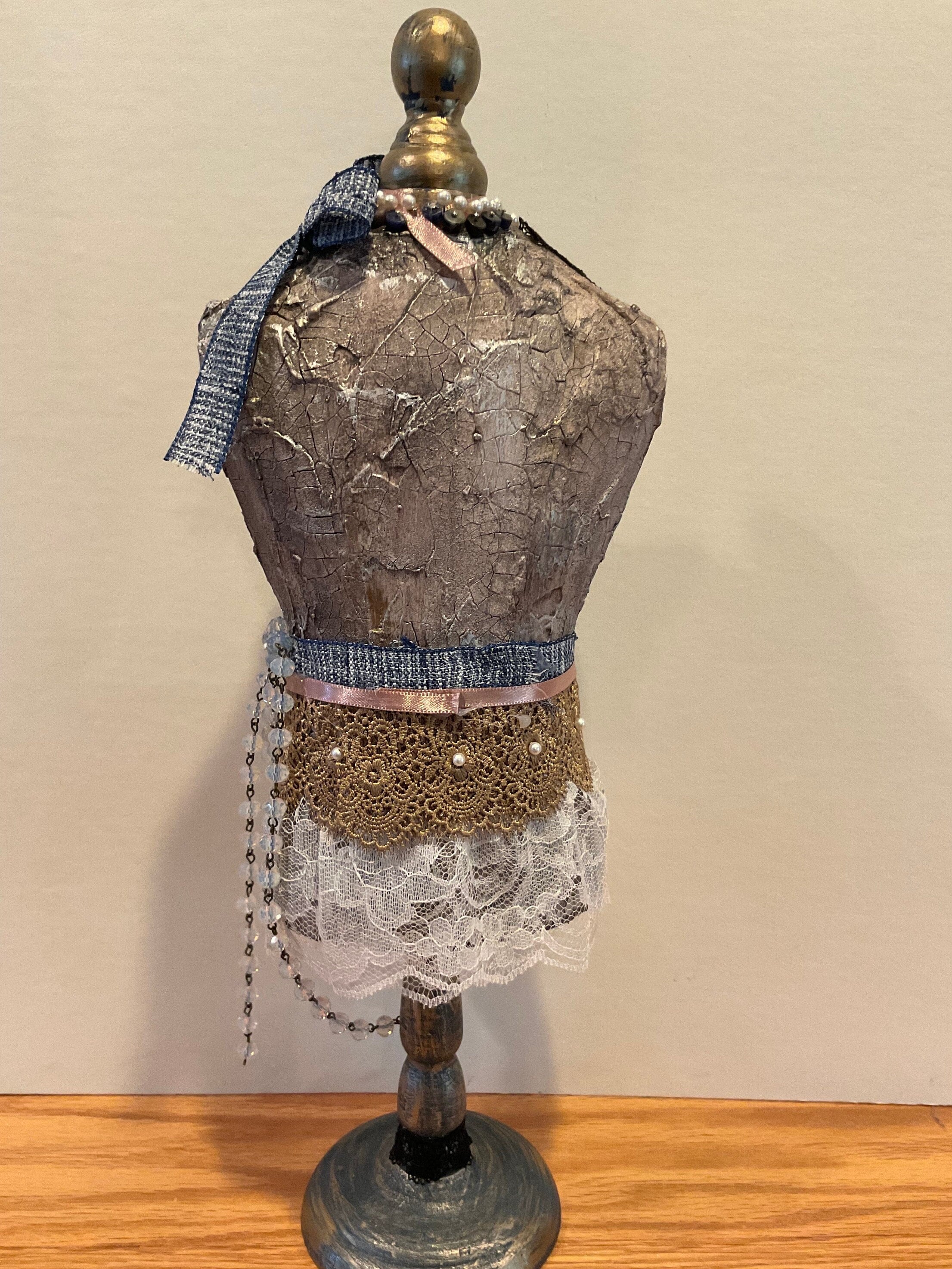 Vintage Glam Jewelry Dress Form - Etsy