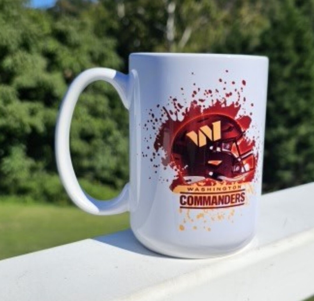Washington Commanders, Skins 15oz Sports Mug or 20oz White Tumbler ...