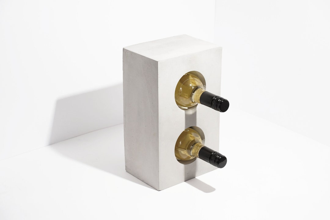 Concrete Wine Bottle Holder Kitchen Bottle Rack Wine Storage Stand ...