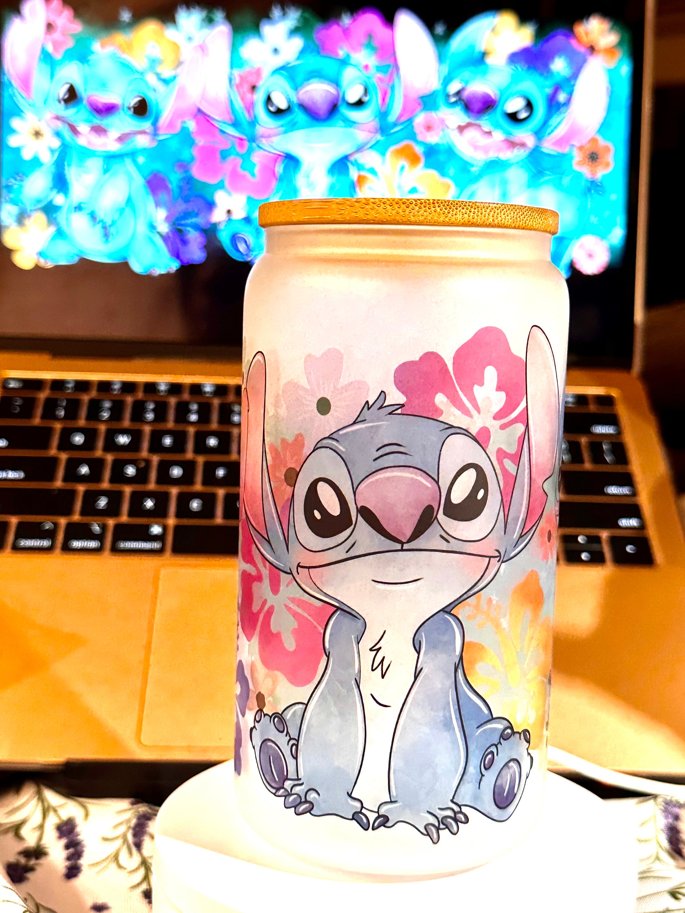 Frosted Lilo and Stitch Cup, 16oz Libby Cup - Etsy