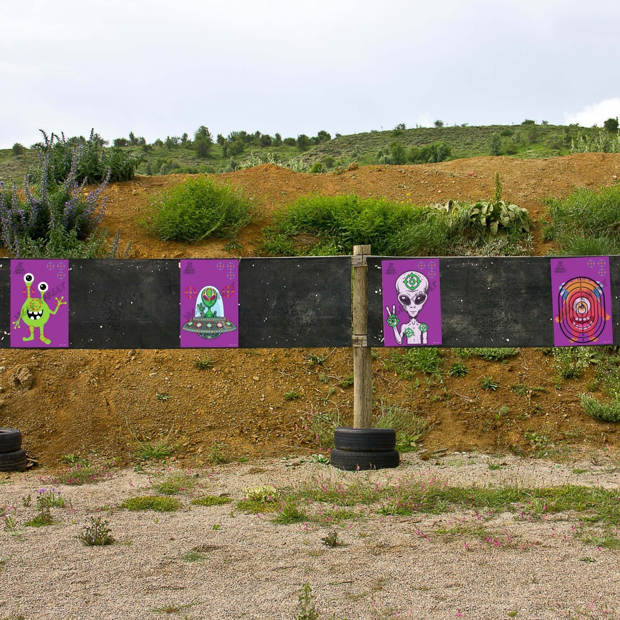 Realistic Digital Alien Shooting Targets Ideal for Fun and Skill ...