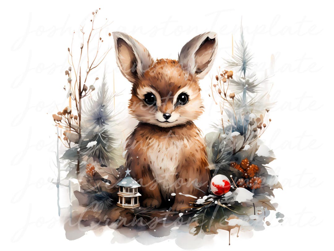 12 Cute Fox Digital Art Print, Woodland Animal Nursery Decor, Forest ...