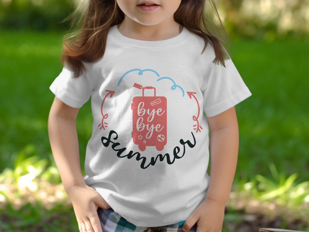 Bye Bye Summer SVG, Digital Summer Design, Summer Farewell Clipart ...