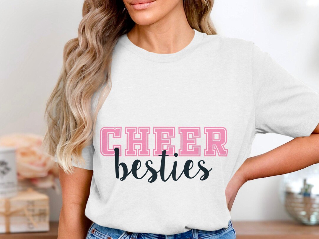 Cheer Besties Digital Design, Cheerleading Quotes Printable, Cheer Team ...