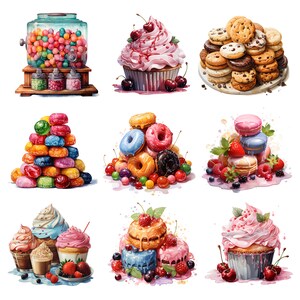 41 Sweets Clipart, PNG With Transparent Background, Cookies, Cake ...