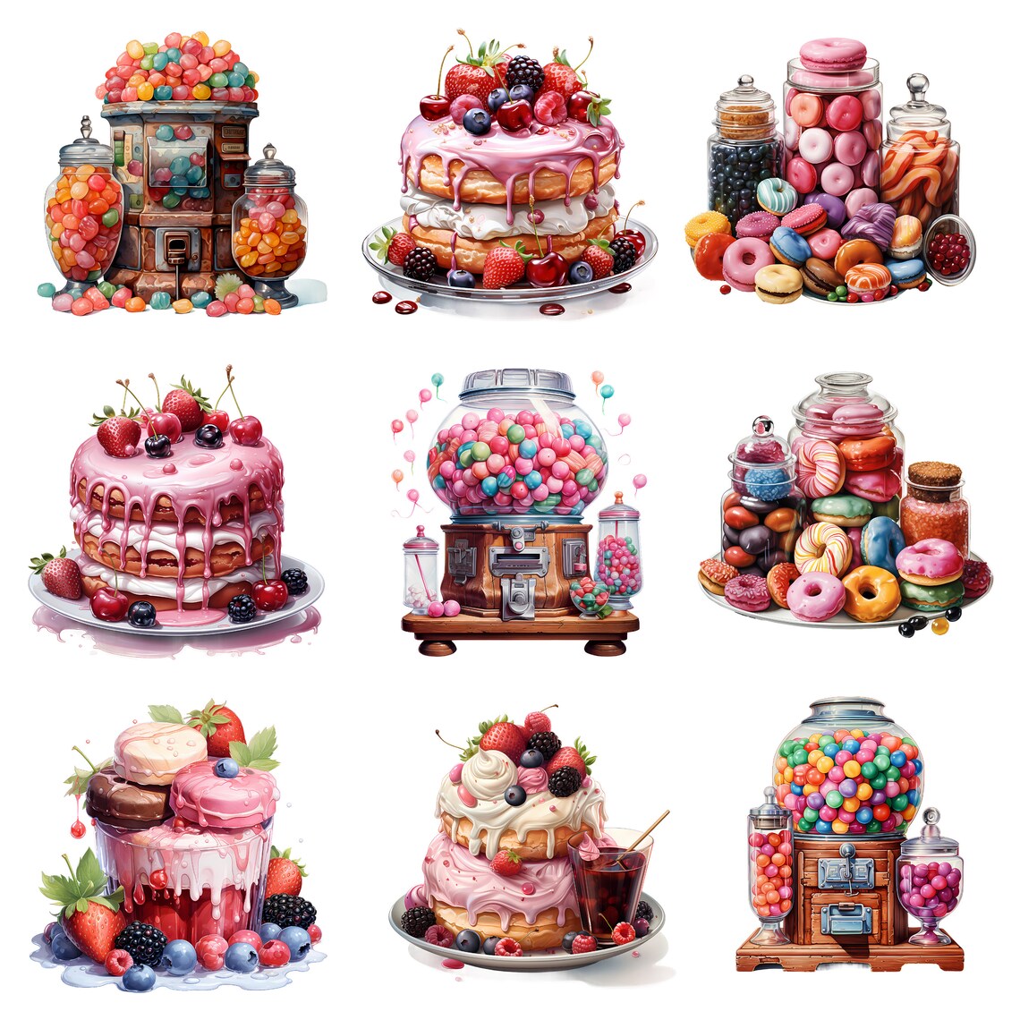 41 Sweets Clipart, PNG With Transparent Background, Cookies, Cake ...