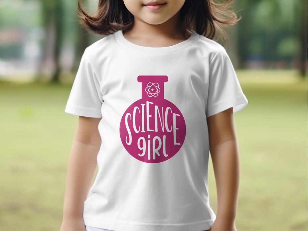 Science Girl Clipart: STEM Education SVG, Classroom Decor (digital ...