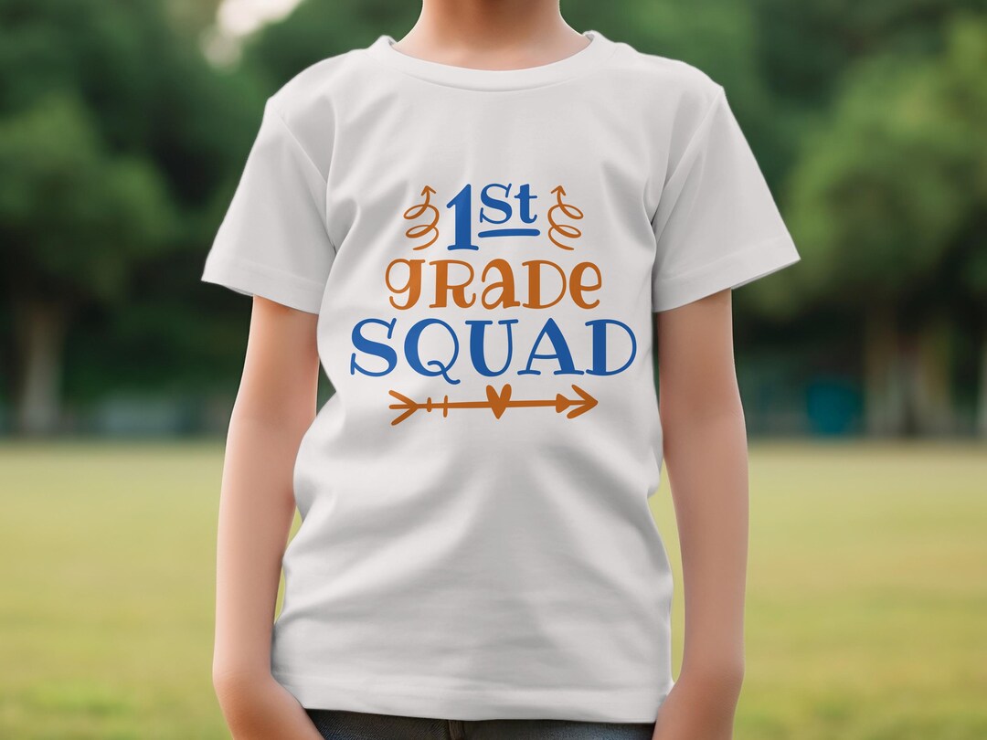1st Grade Squad Svg, Back to School Svg, 1st Grade Teacher Svg, School ...