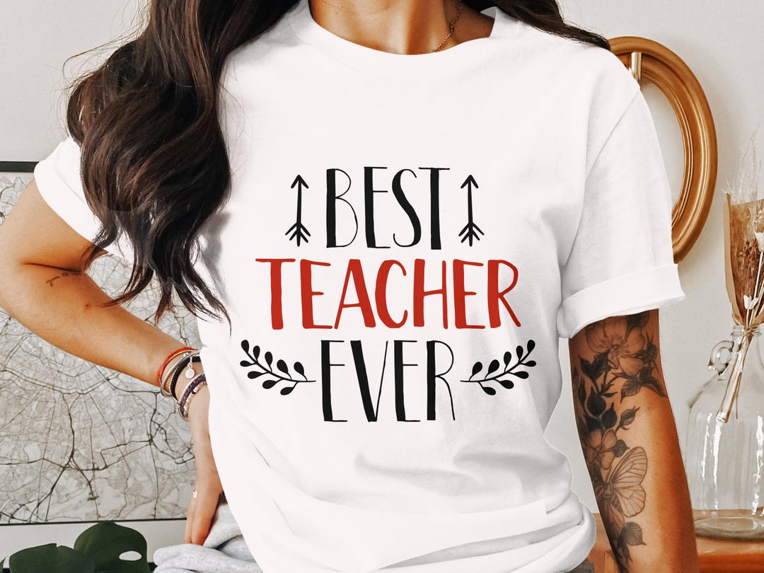 Best Teacher Ever Digital Download, Teacher Appreciation Print ...