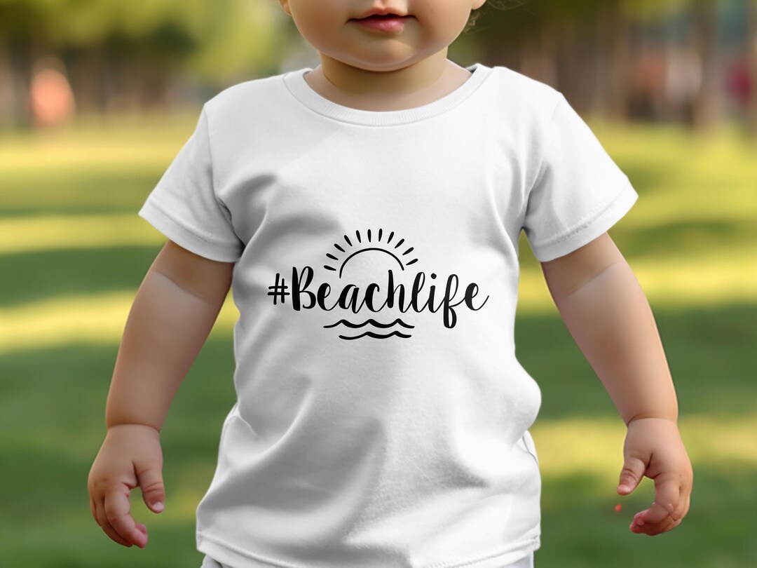 Beachlife Digital Design Summer Vibes Printable Art Sun and Waves ...