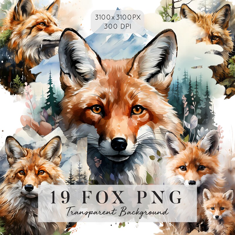 Fox Scrapbook - Etsy