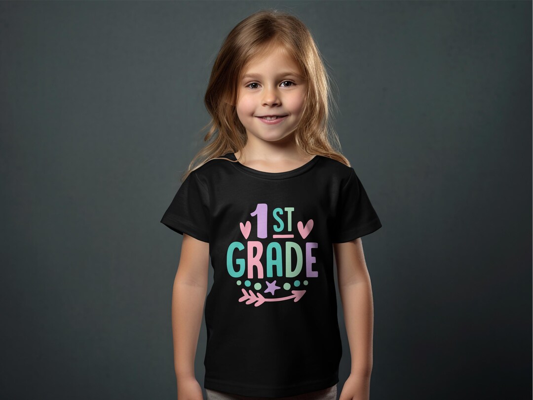 1st Grade Digital Design, Back to School Printable, First Grade Wall ...