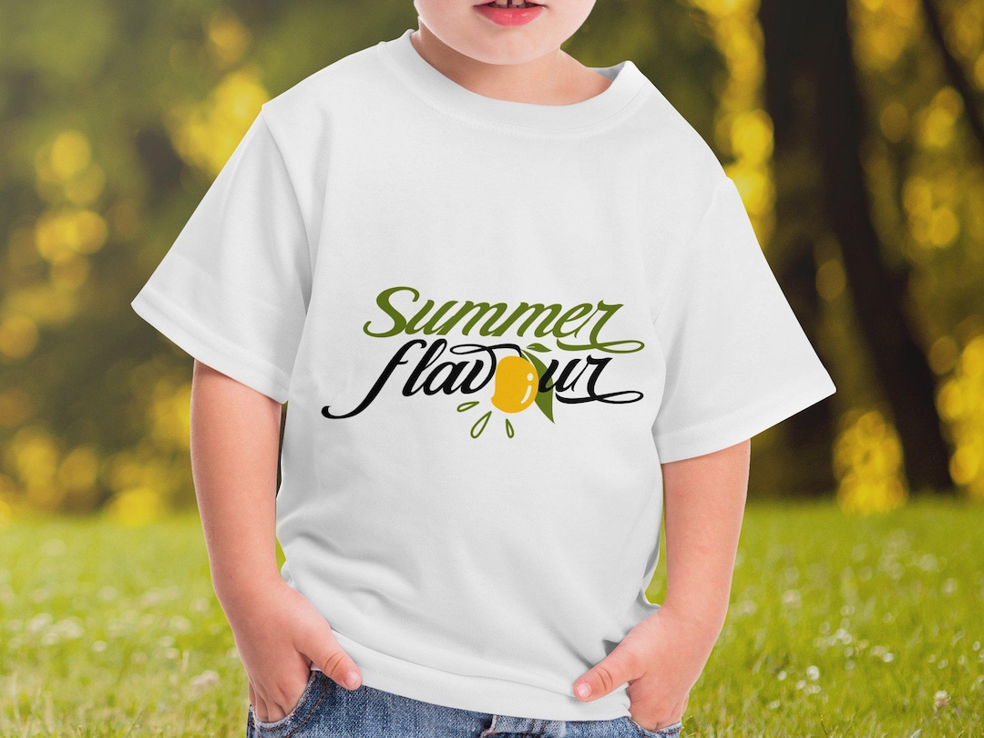 Summer Flavour Digital Art, Summer Typography Print, Lemon Summer ...