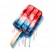 15 Fourth of July Popsicle Digital Clipart, Red White and Blue ...