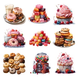 41 Sweets Clipart, PNG With Transparent Background, Cookies, Cake ...