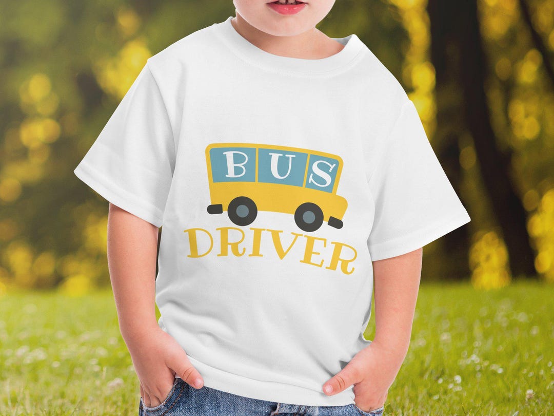 School Bus Driver Digital Design, Bus Driver Clipart, School ...