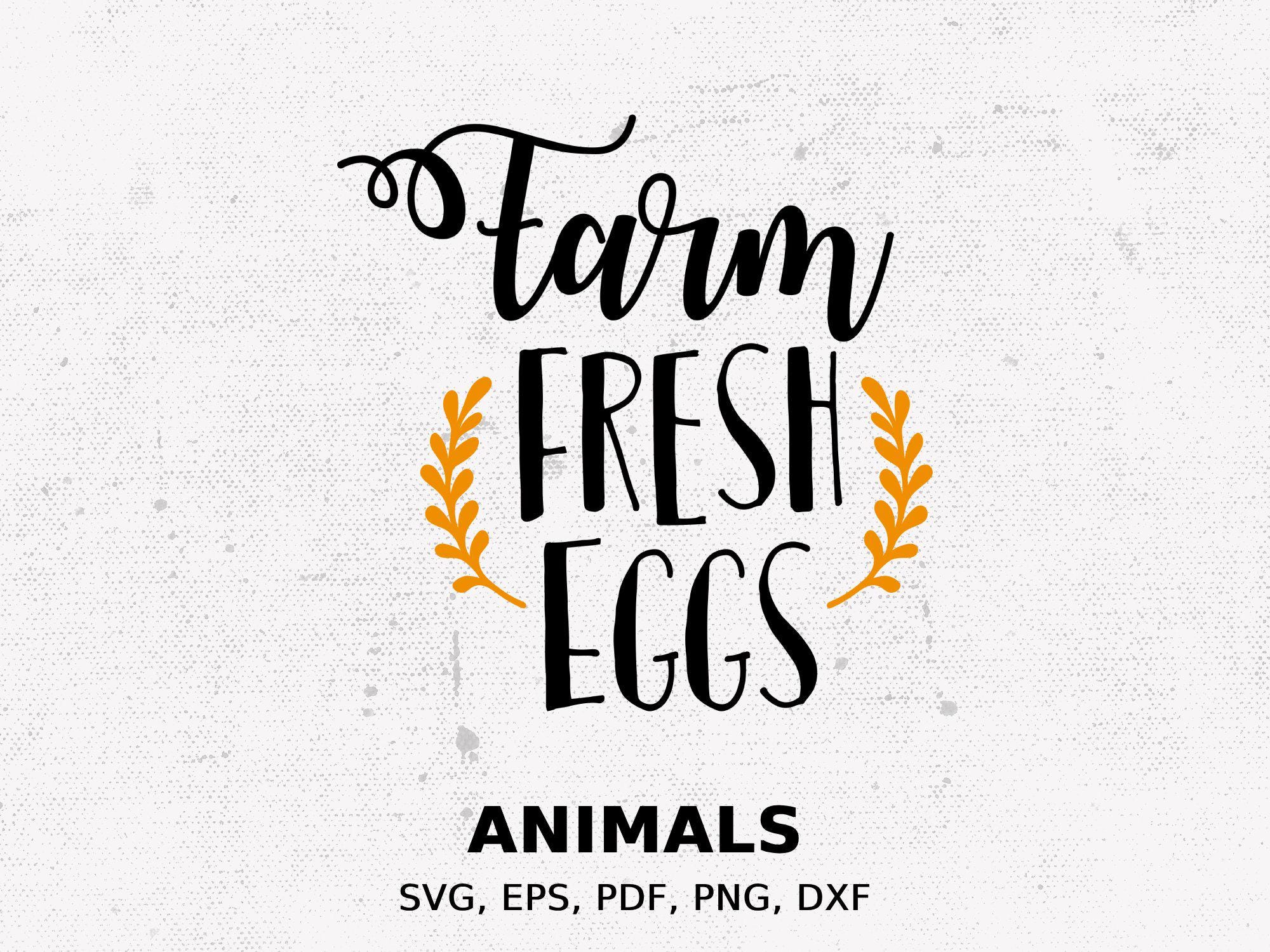 Farm Fresh Eggs Printable, Farmhouse Kitchen Art, Rustic Farmhouse ...