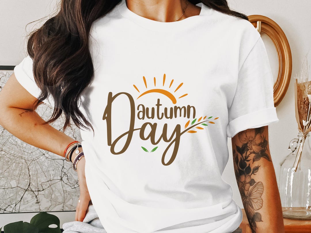 Autumn Day Digital Print, Fall Season Art, Instant Download, Autumn ...