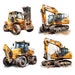 18 Construction Vehicles Clipart, Watercolor Construction Vehicles With ...