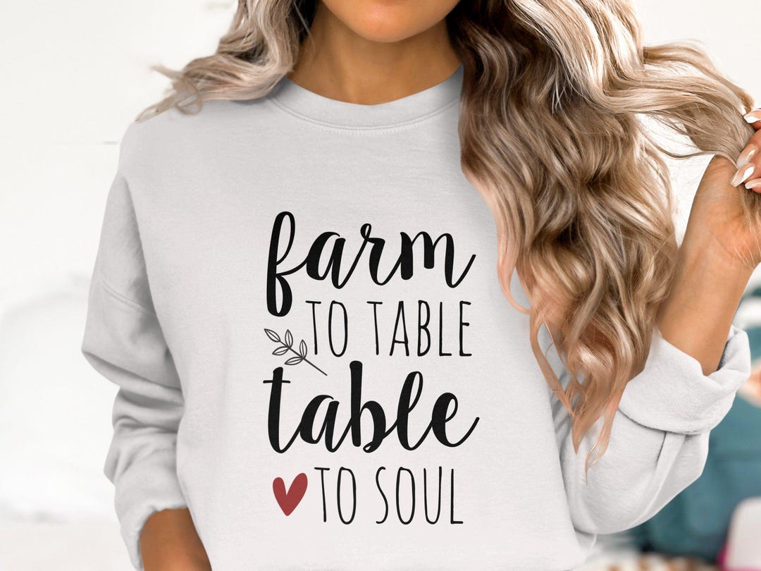 Farm to Table Digital Print, Kitchen Wall Art, Modern Farmhouse Decor ...