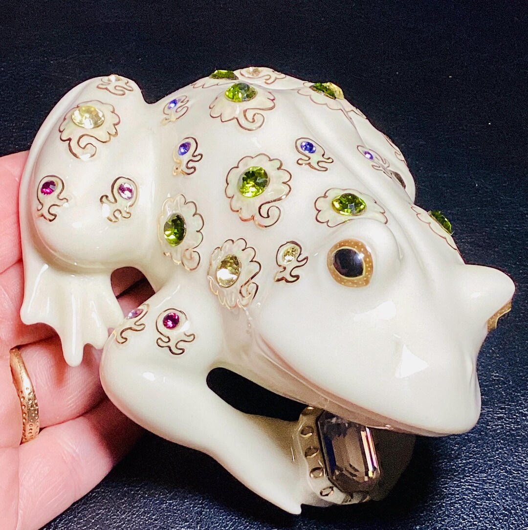 LENOX the Prince of Jewels Frog Porcelain Figurine Statue Decor - Etsy