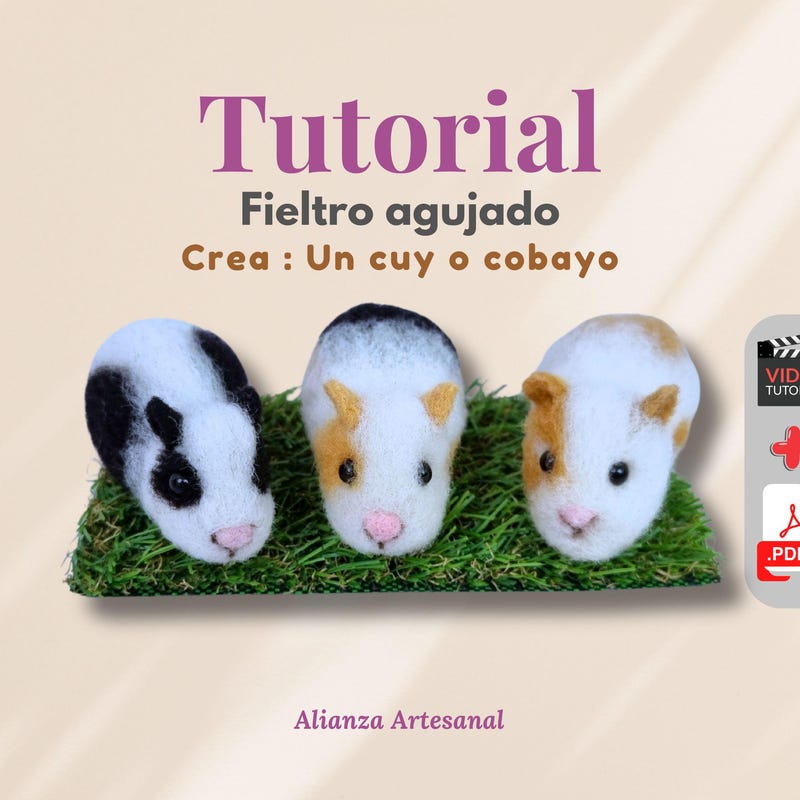 Needle Felting Pig Patterns - Etsy