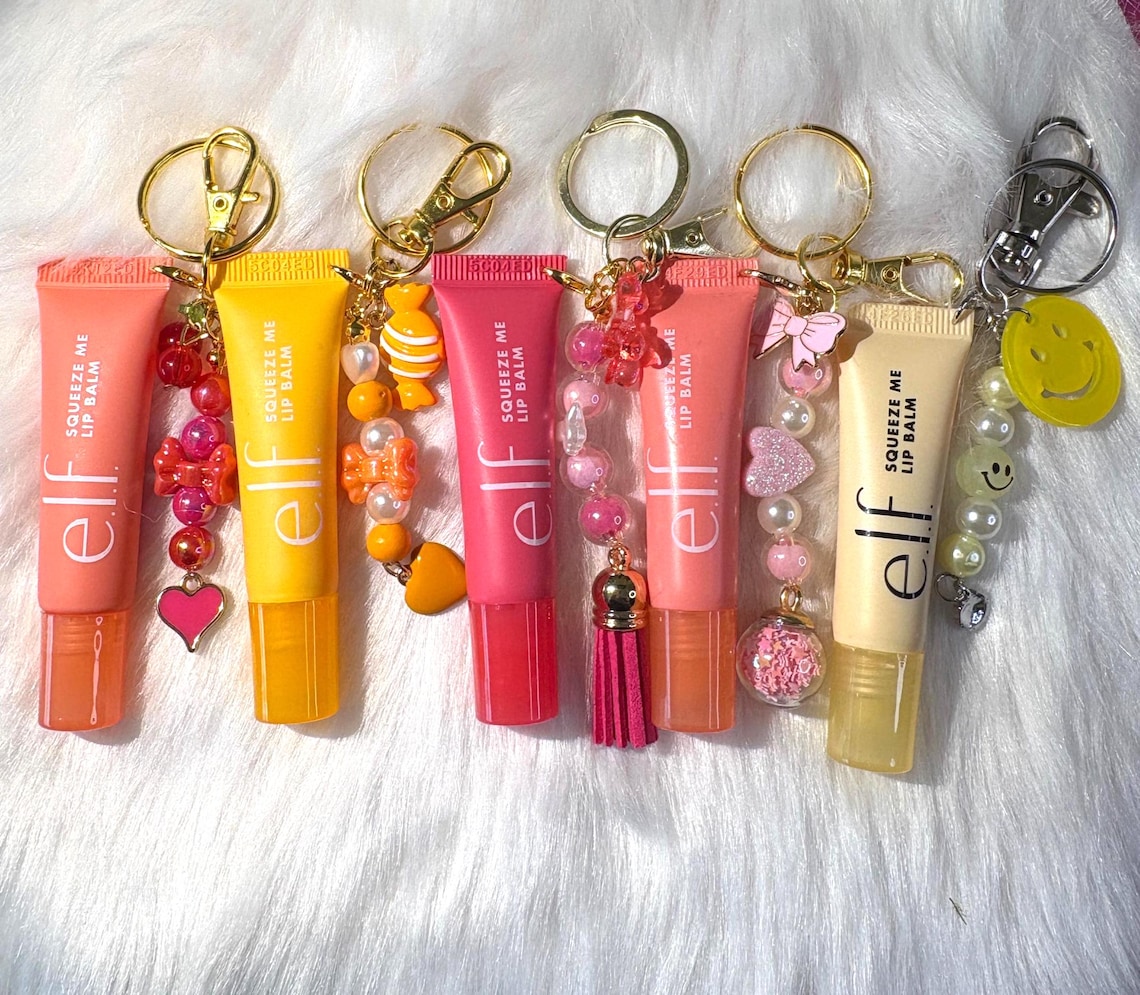 Handmade Lip Balm Keychain: Elf Flavor, Bag Charm - Etsy Canada