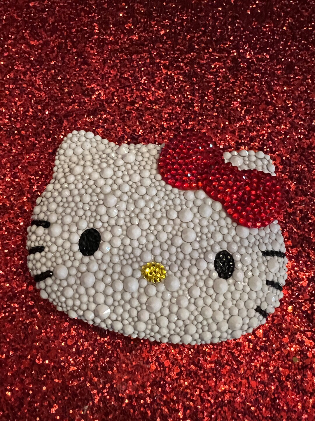 Hello Kitty Bedazzled and Blinged Compact Light up Hand Mirror. - Etsy