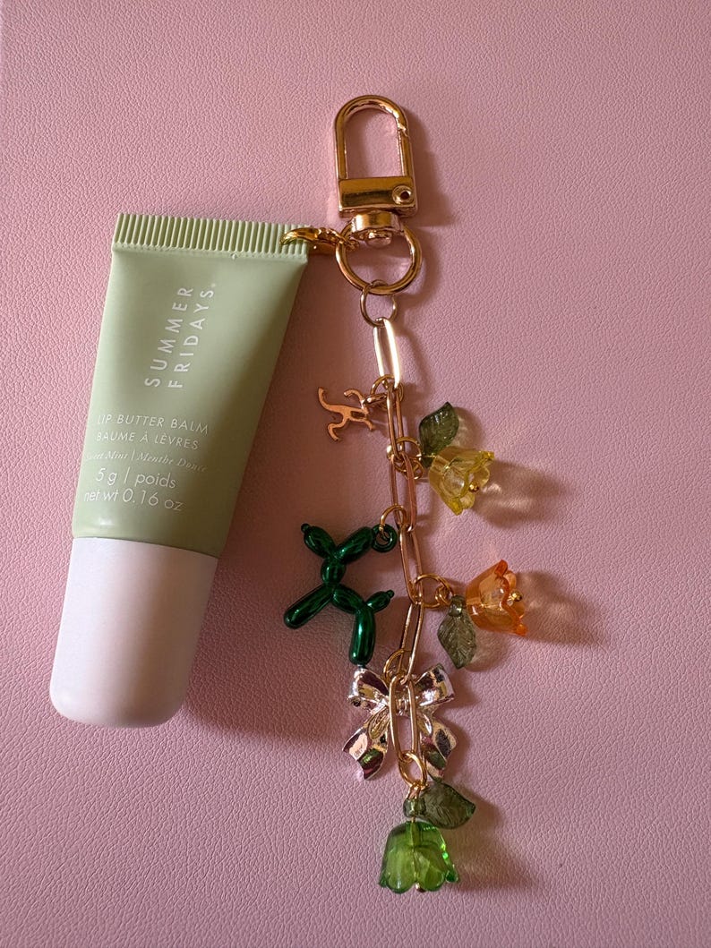 Personalized Pick Your Charms Keychain Bag Charms With Summer Fridays ...