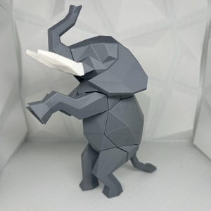 Elephant Puzzle | Magnetic Puzzle | Low Poly Puzzle | Customizable ...