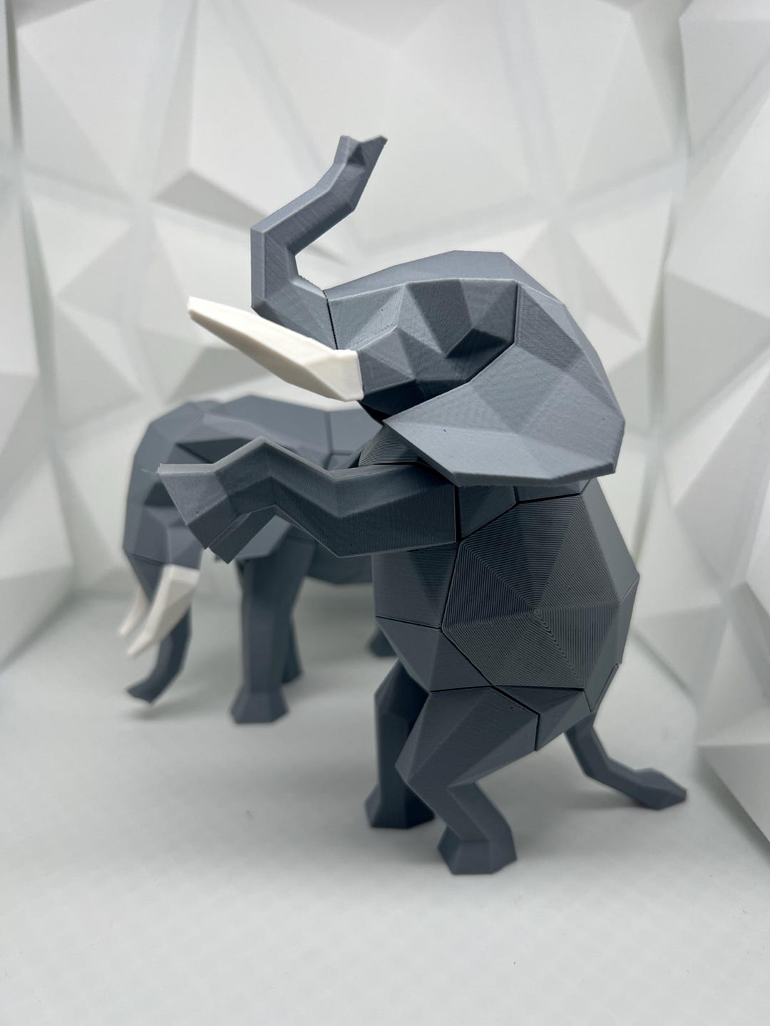 Elephant Puzzle | Magnetic Puzzle | Low Poly Puzzle | Customizable ...