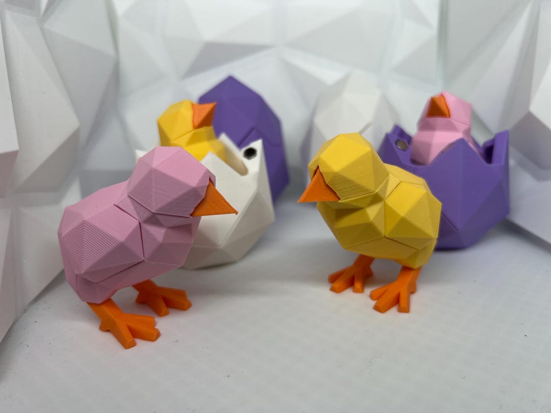 Chick Puzzle | Egg Puzzle | Low Poly Puzzle | Magmetic Puzzle | Chick ...