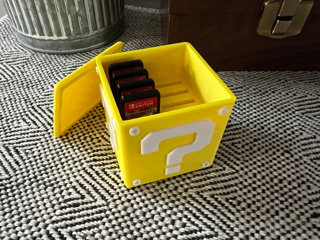 Nintendo Switch Mystery Box Game Storage Cube | Question Block | Game ...