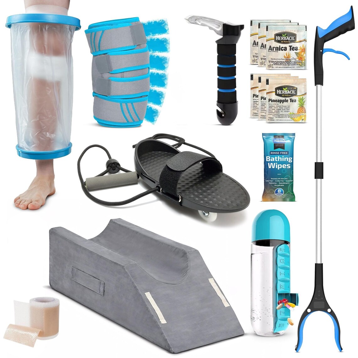 Knee Surgery Recovery Kit: Post-op Essential Aids & Comfort - Etsy