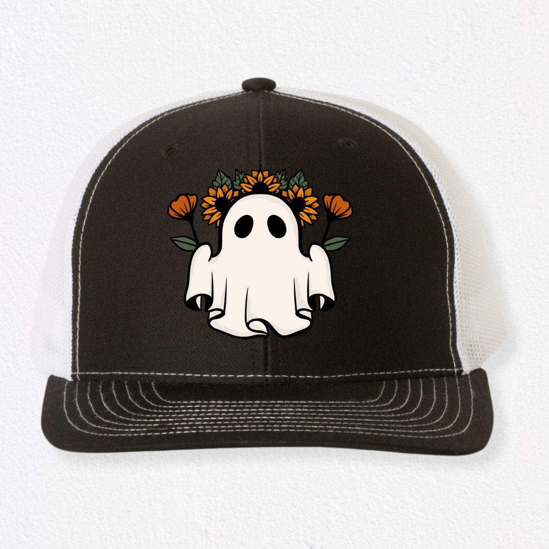 Halloween Ghost Cap, Cute Ghost Cap, Funny Halloween Hat, Spooky Cap ...