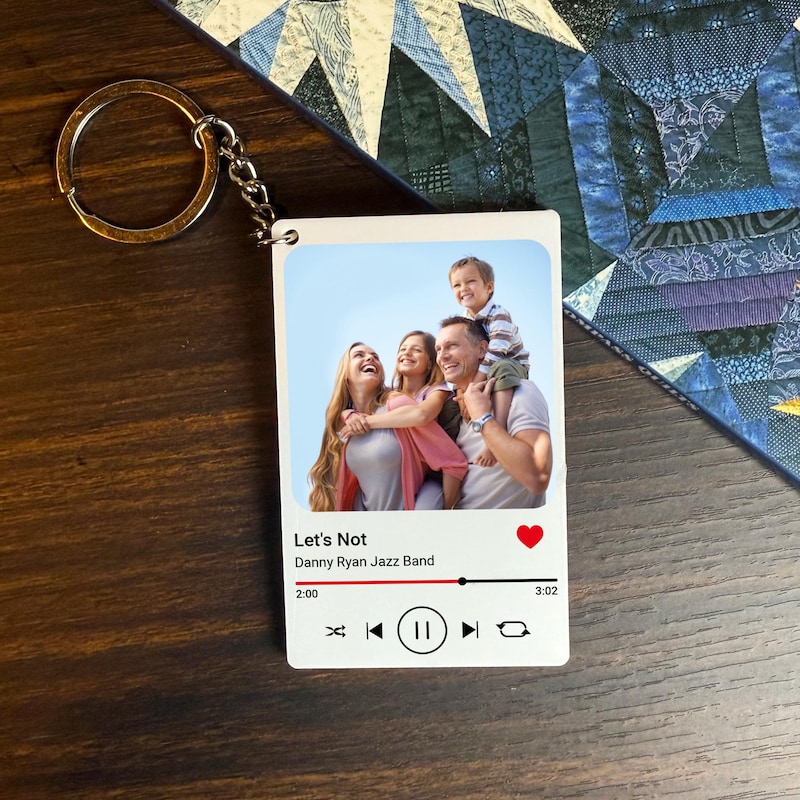 Spotify Song Keychain - Etsy