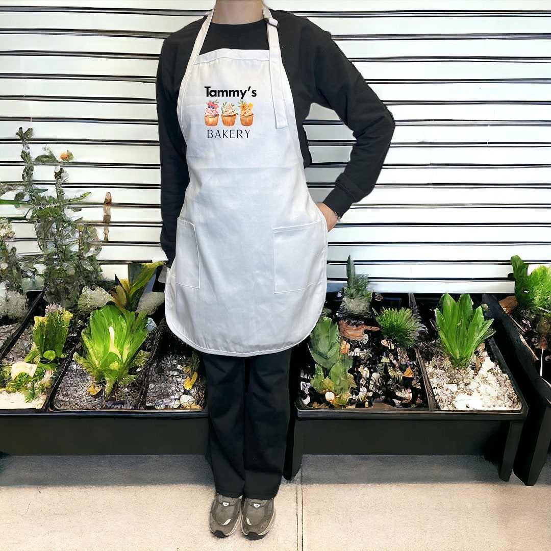 Personalized Name Bakery Apron, Custom Baker Apron, Christmas Gifts ...