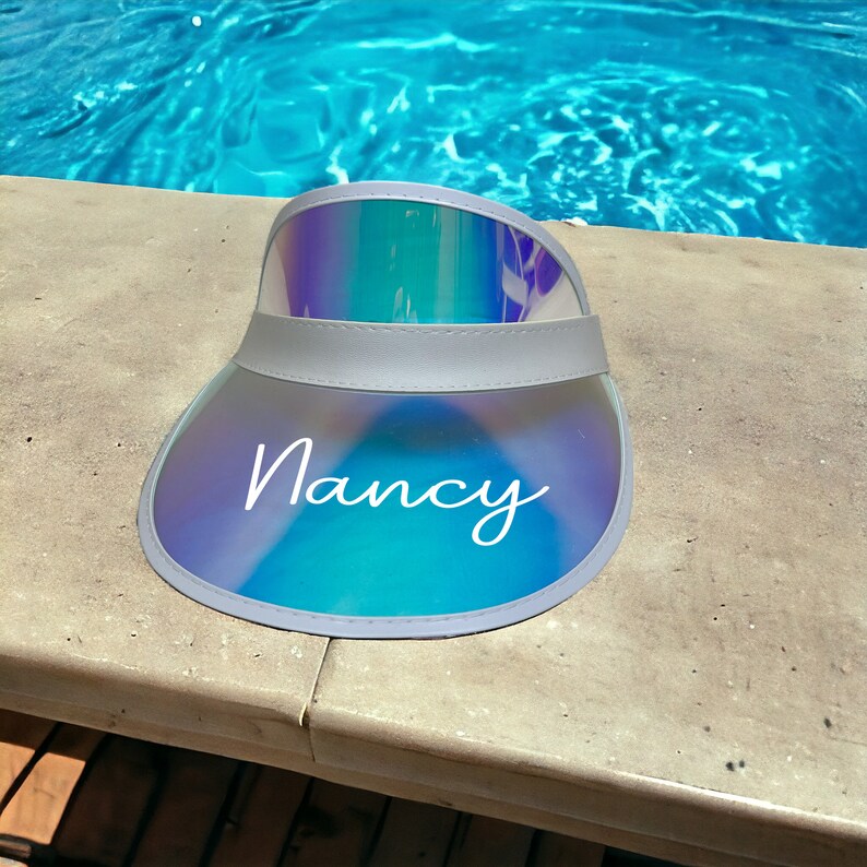 Personalized Sun Visors, Pool Party Favors, Bridal Shower Gifts ...