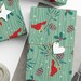 Charming Cardinal Winter Wrapping Paper, Snowy Holiday Bird Print ...