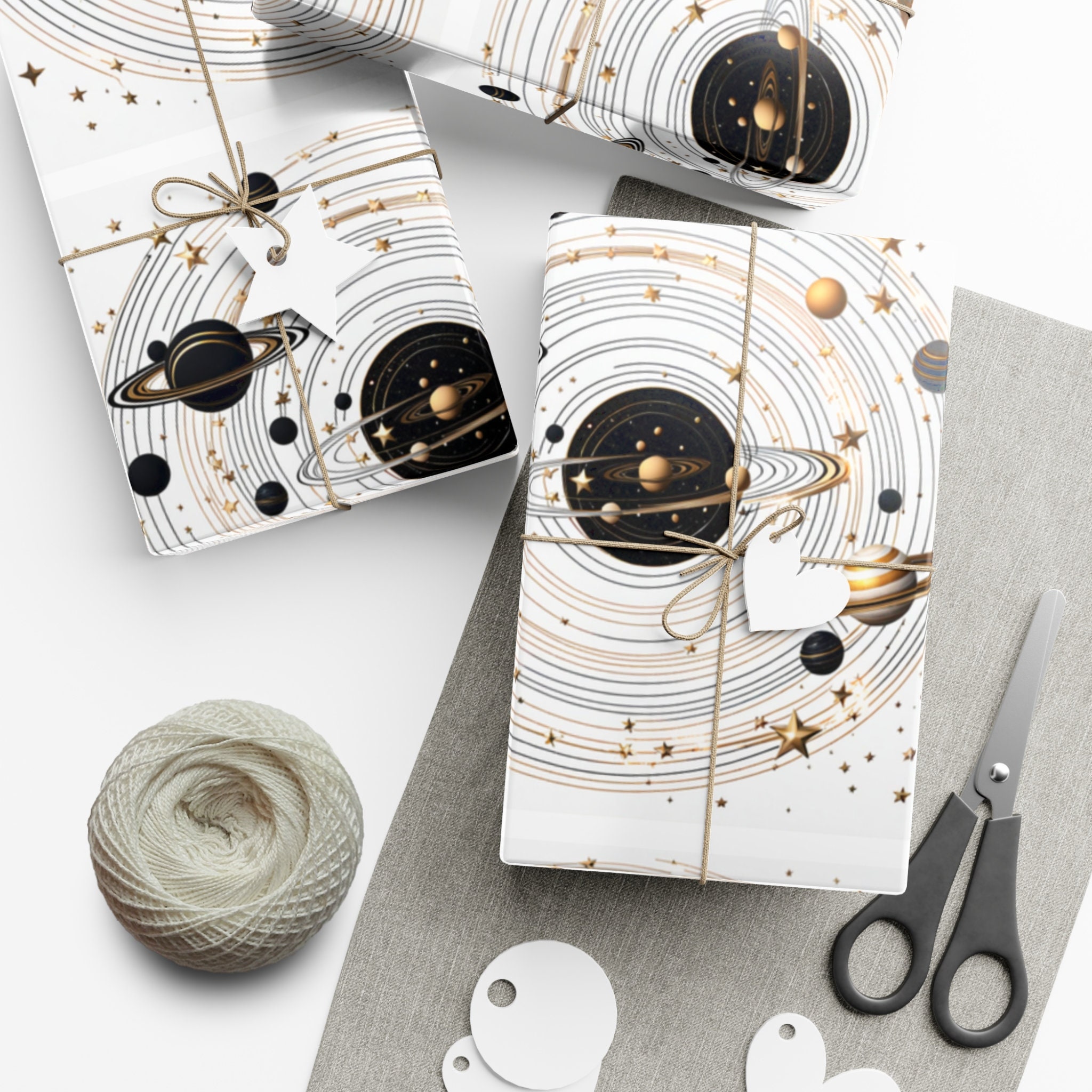 Cosmic Galaxy Wrapping Paper: 3D Space Gift Wrap - Etsy