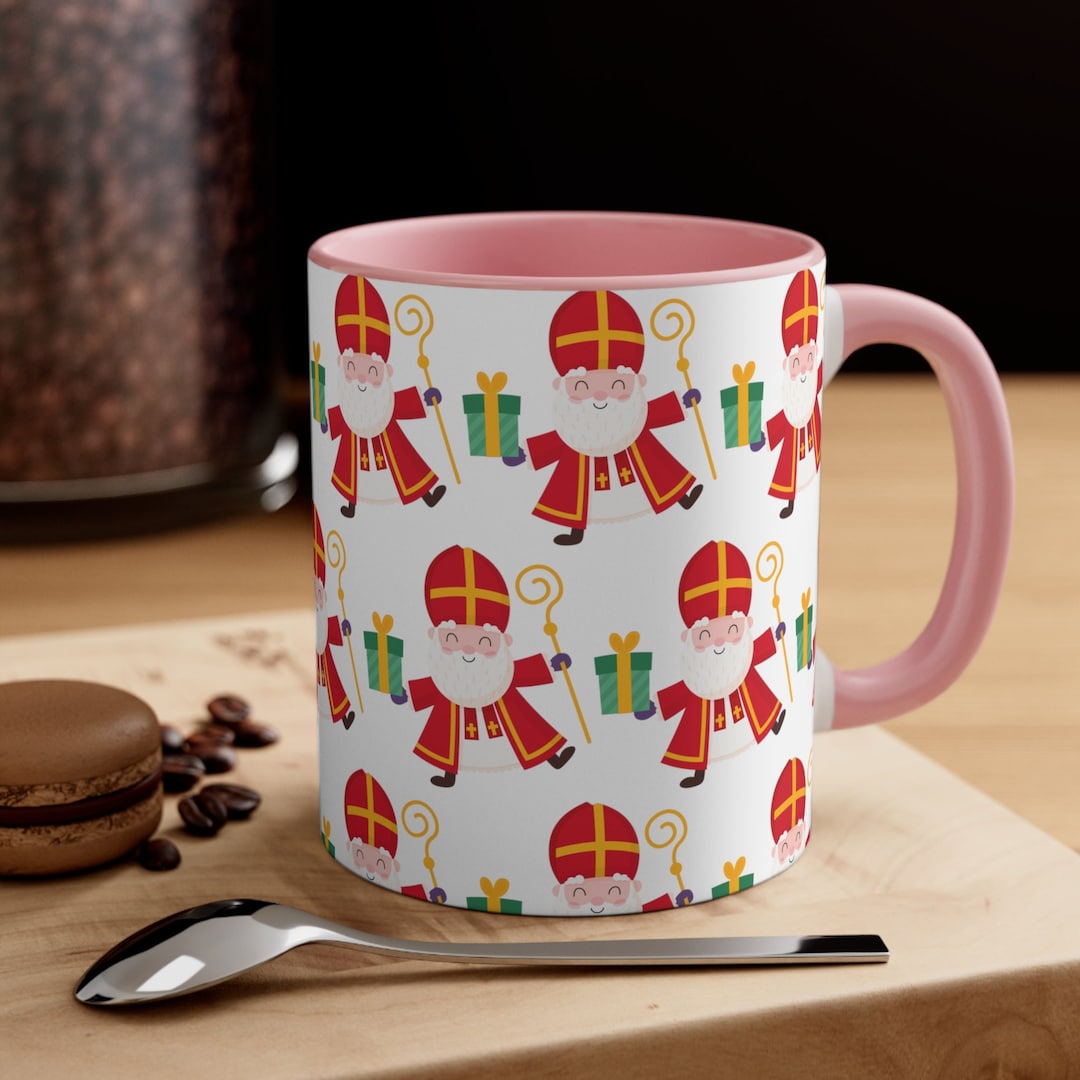 Sinterklaas Coffee Mug, Adorable Saint Nicholas Design, Perfect for ...