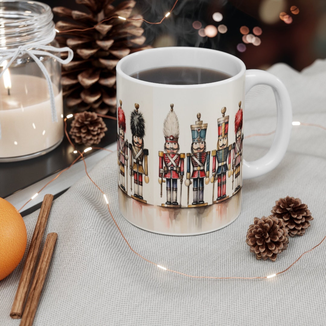 Nutcracker Coffee Mug, Whimsical Holiday Ceramic Drinkware - Etsy